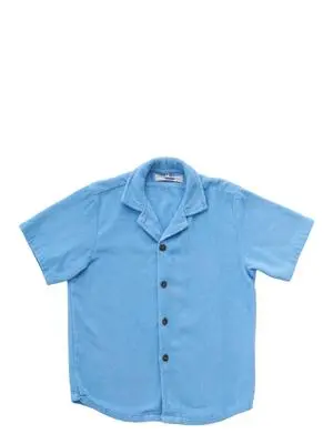 LITTLE MARINER Coastal Terry Shirt - Blue