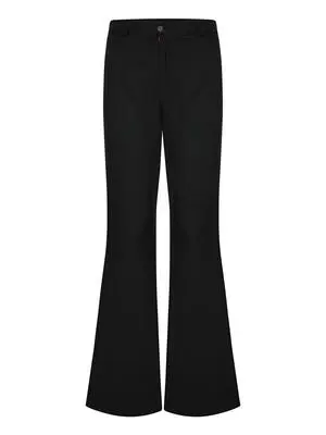 PCFG Striped Woven Flare Pant - Black