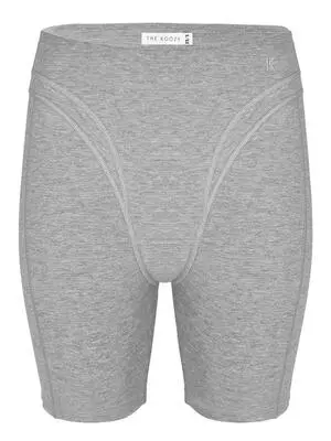THE KOOZY Monroe Stretch Shorts In Melange Grey