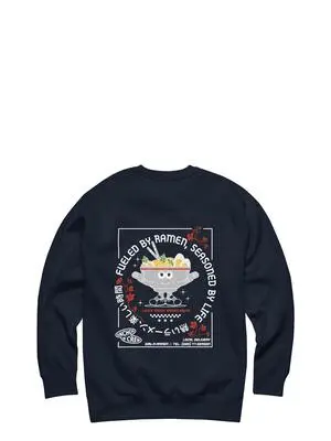 ANCHOR & CREW Navy Ra House Dial-a-local Organic Cotton Sweatshirt - Blue