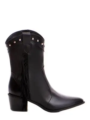 THE 5TH ELEMENT Dakota Mini In Leather - Black
