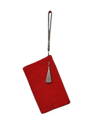 SPRINGMOONATELIER Handmade Clutch Bag – Elegant And Chic - Red