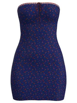 BLACKBOUGH SWIM Tiffany Mini Tube Dress / Heartache Pointelle - Blue
