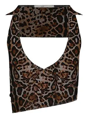 JUNIE Harper Top Leopard - Brown