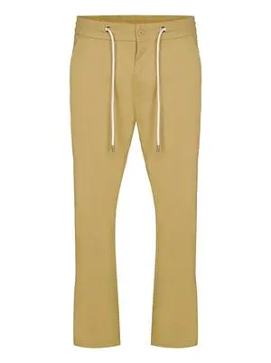 DAVID WEJ Paco Loose Fit Chinos Beige - Brown