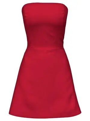 VIKTORIABOLLA Nikol Mini Dress - Red