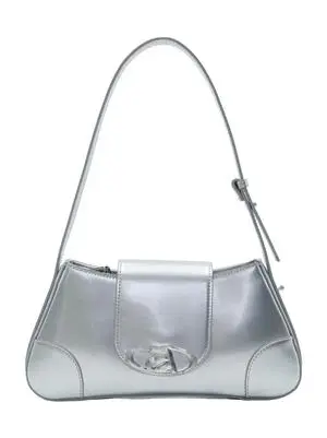 A BY ANYAH Aisha Liquid Metal Shoulder Bag - Silver