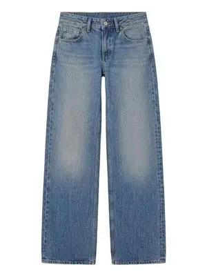 DR. DENIM Rhue Low Wide Drift Sky Used - Blue