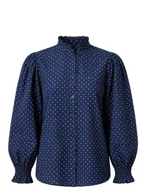 Mind Traveler Nina Navy Blouse - Blue
