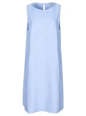 OH!ZUZA NIGHT&DAY Echo Viscose Midi Dress With Pockets Light - Blue