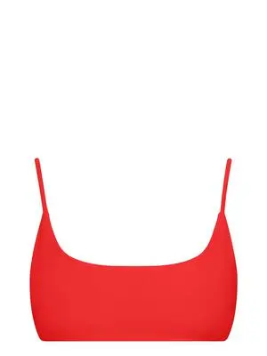 PLAYALUXE Malibu Bralette Bikini Top - Red