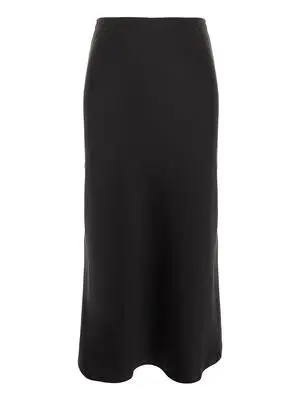 CONCEPT A TROIS Satin Skirt - Black