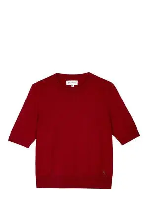 BEL CASHMERE Roma Cashmere Sweater Burgundy - Red