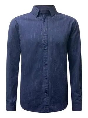 VUSTRA Storm Button-down Shirt - Blue