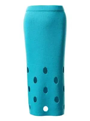 FULLY FASHIONING Bria Skirt - Blue