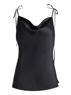 SASHA LA MER Uma Top, Color Diamond - Black