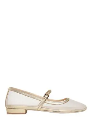 GINISSIMA Neutrals Nude Mimi Round Toe Mary-jane - Brown