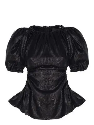 MADEBYZA Cut Out Top - Black