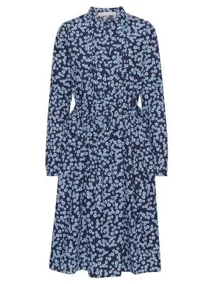 GROBUND Rigmor Dress Flower - Blue