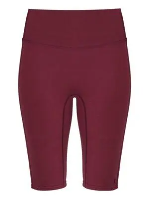 THE KOOZY Skylar Cycling Shorts In Burgundy Red