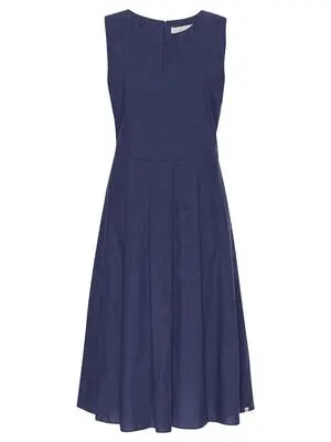 GROBUND Christiane Dress The One In Dark Melange - Blue