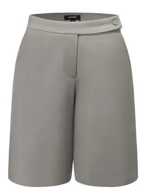 SMART AND JOY Minimalist Bermuda Shorts - Grey