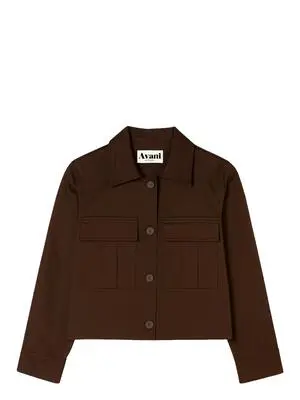AVANI APPAREL Dahlia Jacket - Brown