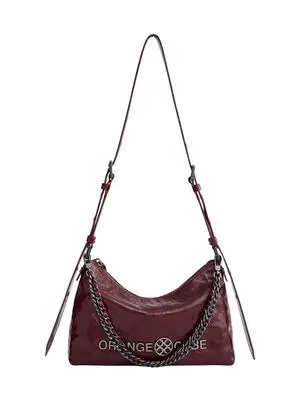 ORANGE CUBE Metropolitan Shoulder Bag - Bordeaux Red