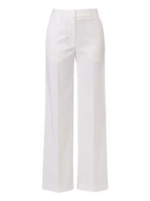 AGGI BY HALEWSKI Franzi Off Wide Leg Trousers -long - White