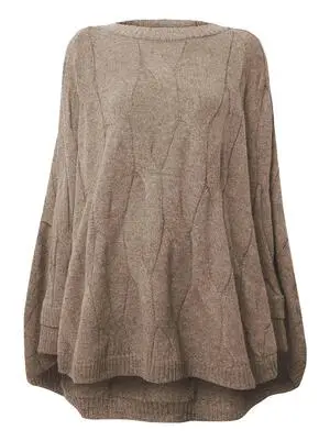 JAMES LAKELAND Oversized Cable Detail Jumper - Grey