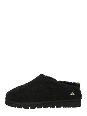 EVERAU AUSTRALIA Snipe Plush Ankle Slippers - Black