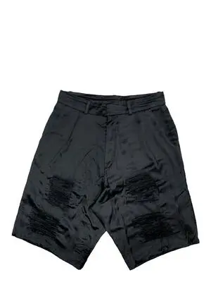 MAISON BOGOMIL Short Textured Pants - Black