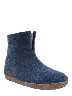 BETTERFELT High Boot Navy With Suede Sole - Blue