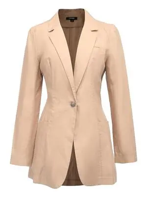 SMART AND JOY Tailored Blazer Jacket - Brown