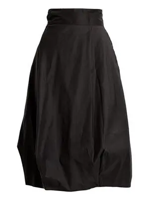 BIANCA POPP Wrapped Skirt In Dark Cotton - Grey