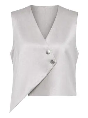 MIRIMALIST Ixir Vest Silver - Grey