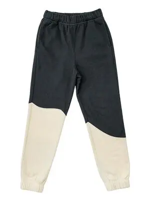 CIRCULAR PATH Neutrals / Wave Sweatpant Cream - Black