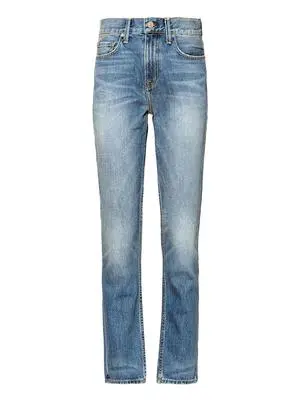 NOEND Eve Slim Straight Crop In Nashville - Blue