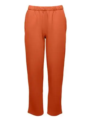 OCIO LEISUREWEAR Cropped Pant In Negroni - Red