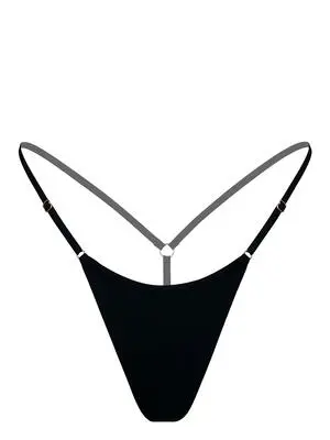 MONIQUE MORIN LINGERIE Caress Micro-g String - Black