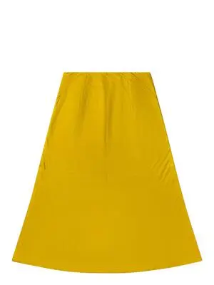 ESCALE Mustard Muse A-line Skirt - Yellow