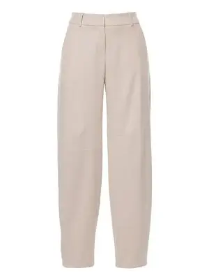 AGGI BY HALEWSKI Neutrals Devi Baggy Sheer Dew Pants - Beige