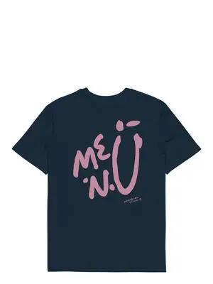 ANCHOR & CREW Navy Twelve Me.n.u Editions Organic Cotton T-shirt - Blue