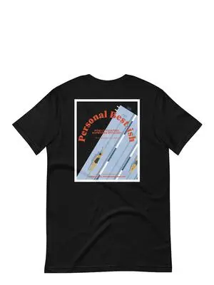 ANCHOR & CREW Personal Best-ish Swimming League Organic Cotton T-shirt - Black