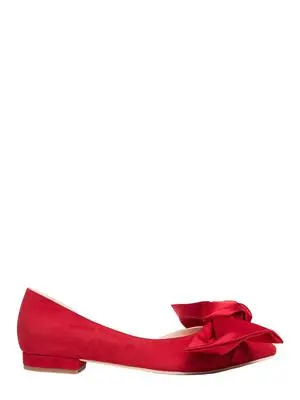 GINISSIMA Samantha Ballerinas With Bow - Red