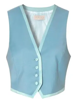 AGGI BY HALEWSKI Uma How Am I Suit Vest - Blue