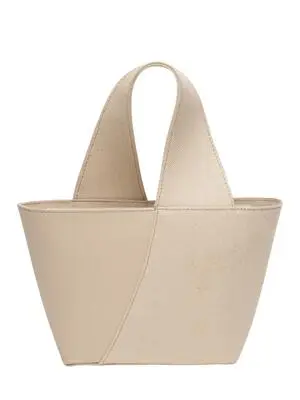 MAESE PLACE Beige Roda Tapiz Bag - White