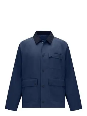 GUARDS LONDON Ernest Cotton Utility Jacket Navy - Blue