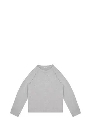 THE KOOZY Avary Sweatshirt In Melange - Grey