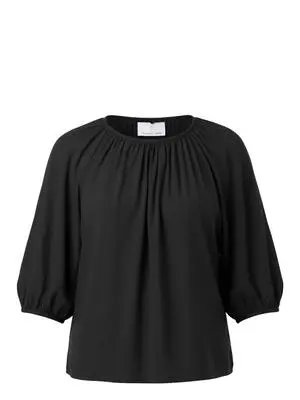 FRANCHETTI BOND Maddalena Puff Sleeve Shirt - Black